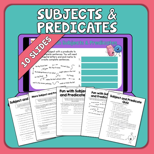 ELA Test Prep or Review - 25 Language Worksheets - Digital with Google ...