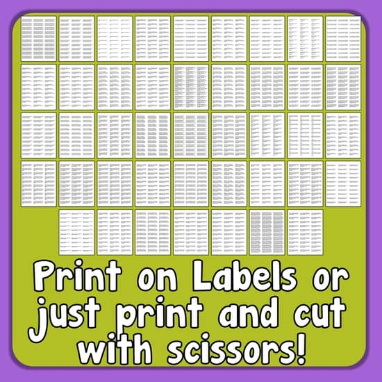 Reading Responses - Response Labels for Interactive Notebooks | Print ...