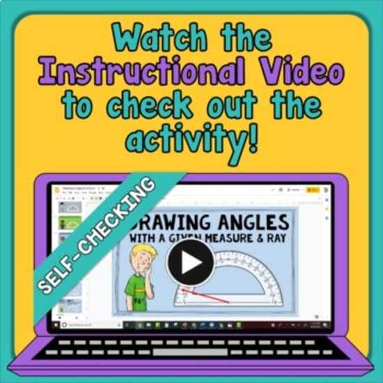 Drawing Angles - With A Protractor (at a Given Measure) | Digital ...