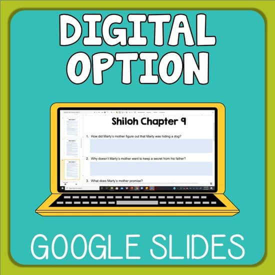 Shiloh - Comprehension Worksheets with Chapter Questions | Print ...