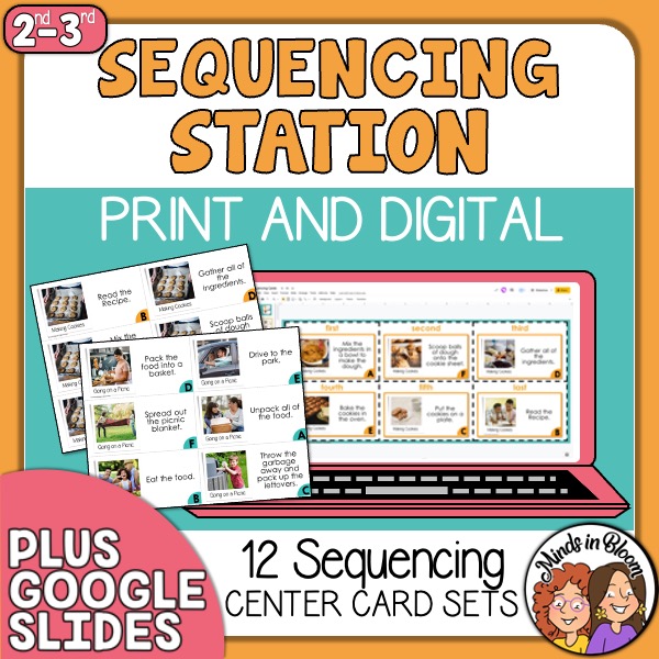 Sequencing Station - 12 Sequencing Center Card Sets | Print & Digital ...