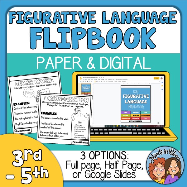 Figurative Language Flipbook (also with a Blank Version!) - Reading ...