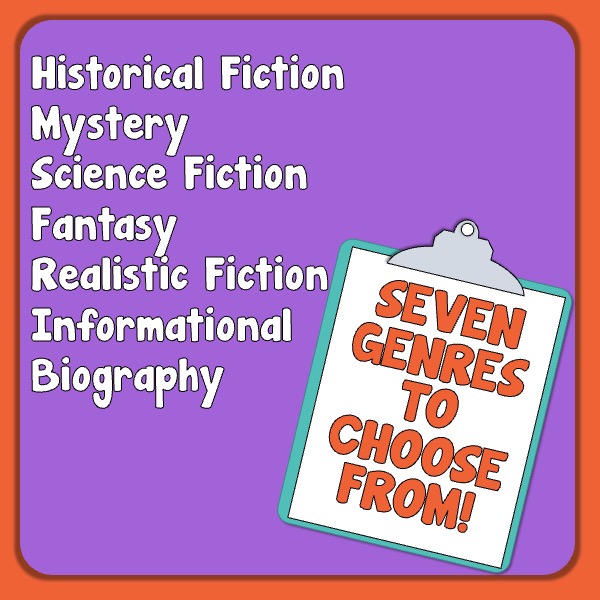 Genre Book Reports - 7 Book Genres & Project Ideas (Fiction & Non ...