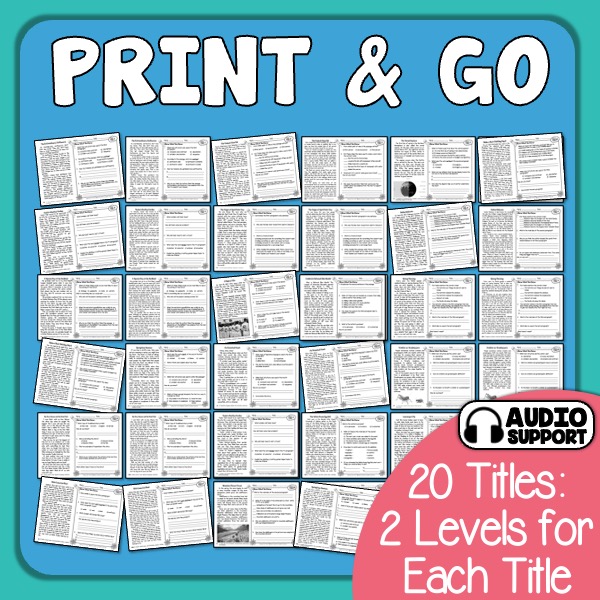 Spring Passages - Reading Skills & Comprehension Activities (2 Levels ...