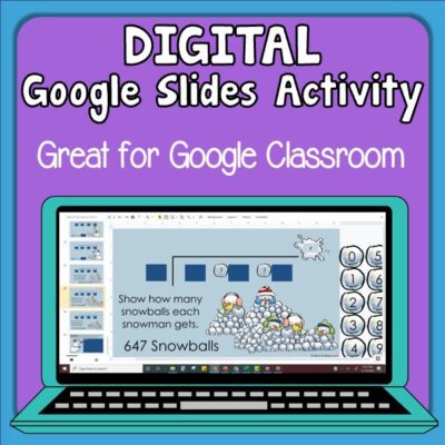Short Division - Snowmen Practice Sheets - Google Slides Activity ...
