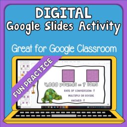 Converting Customary Weight - Fun Google Slides Activity | Digital ...