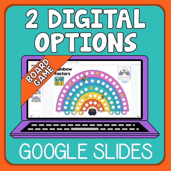 Rainbow Factors (1-100) - Board Game and Reference Posters | Print ...