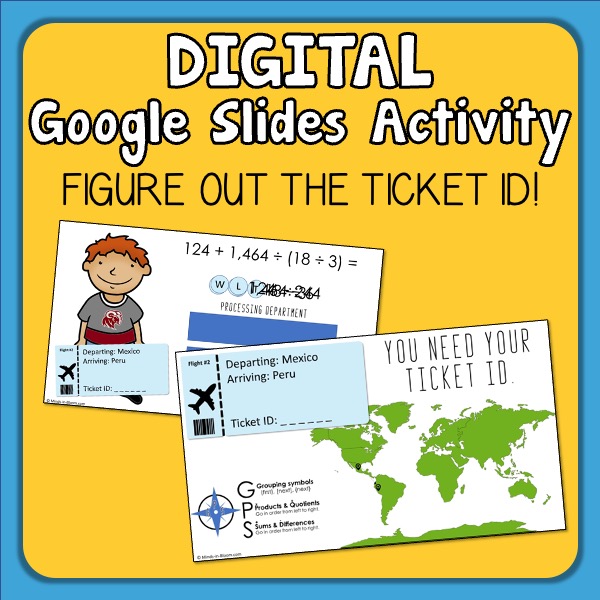 Order of Operations - Digital Code Activity (Solve Problems, Gather ...