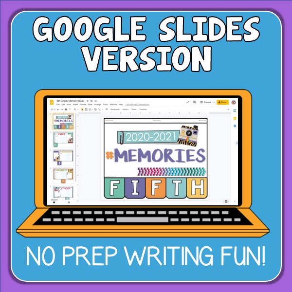 End of the Year Tab Booklet (5th Grade) - Fun Activity to Celebrate the ...