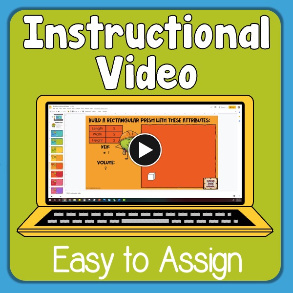 Volume & Unit Cubes - Building Volume Models | Digital Google Slides ...