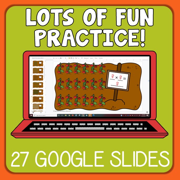 Multiplication Arrays - Digital Activity Representing Multiplication ...