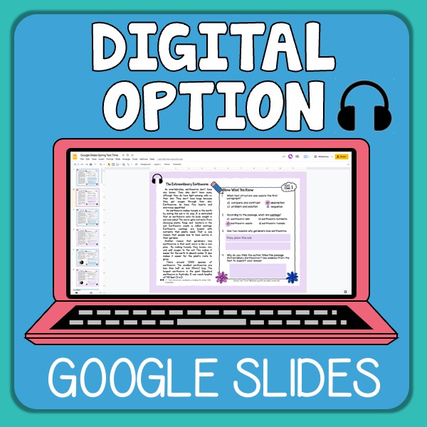 Spring Passages - Reading Skills & Comprehension Activities (2 Levels ...