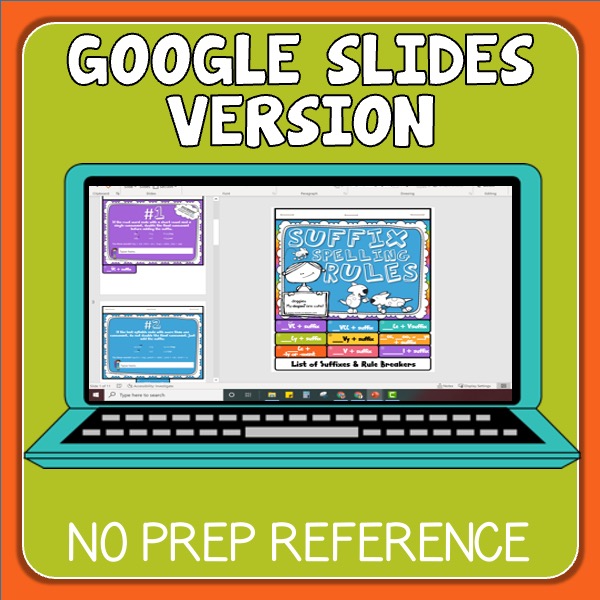 Spelling Rules Flipbook - Suffix Spelling Rules Resource for Students ...