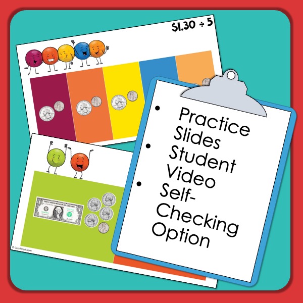 Dividing Decimals - with Money Models | Digital Google Slides Activity ...