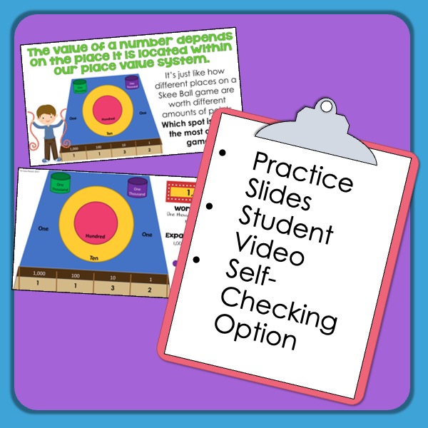 Place Value Number Forms (to the Thousands) | Digital Google Slides ...