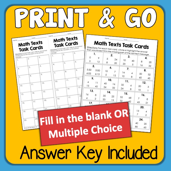 Math Word Problems - Engaging Multi-Step Task Cards (All Operations ...