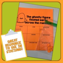Parts of Speech Sort - Halloween Themed Google Slides Activity | Print ...