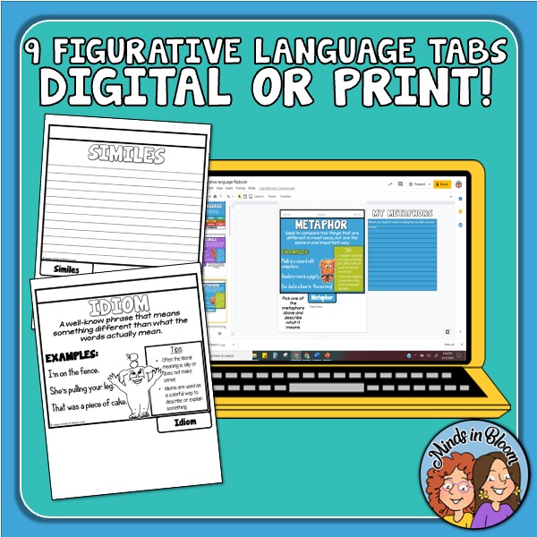 Figurative Language Flipbook (also with a Blank Version!) - Reading ...