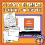 Story Elements Flipbook (Learn & Do Versions) Reading Resource | Print ...