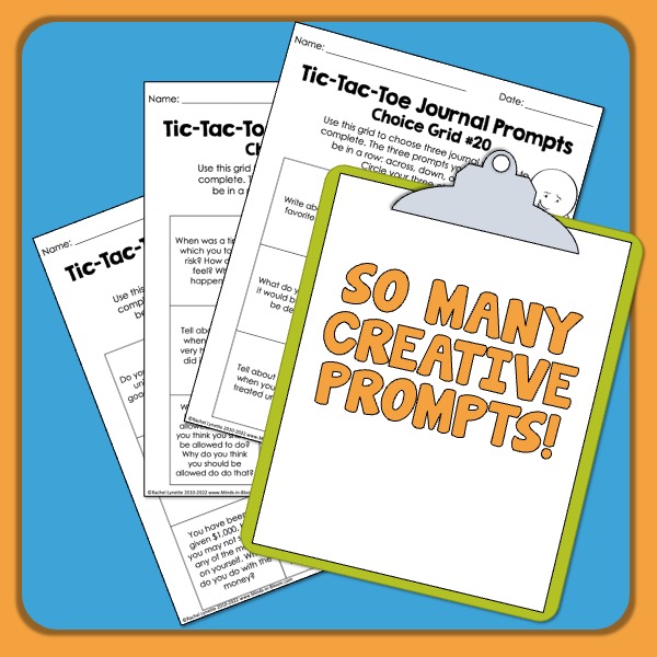 Writing Prompts Choice Boards for Students (Grades 3-6) | Print ...