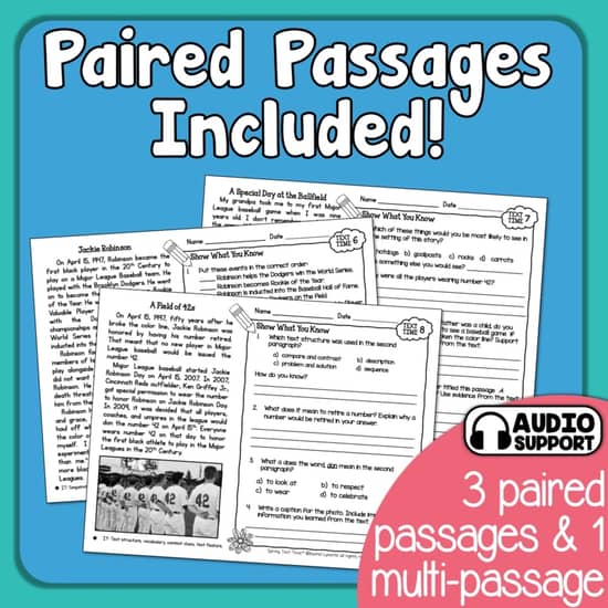 Spring Passages - Reading Skills & Comprehension Activities (2 Levels ...