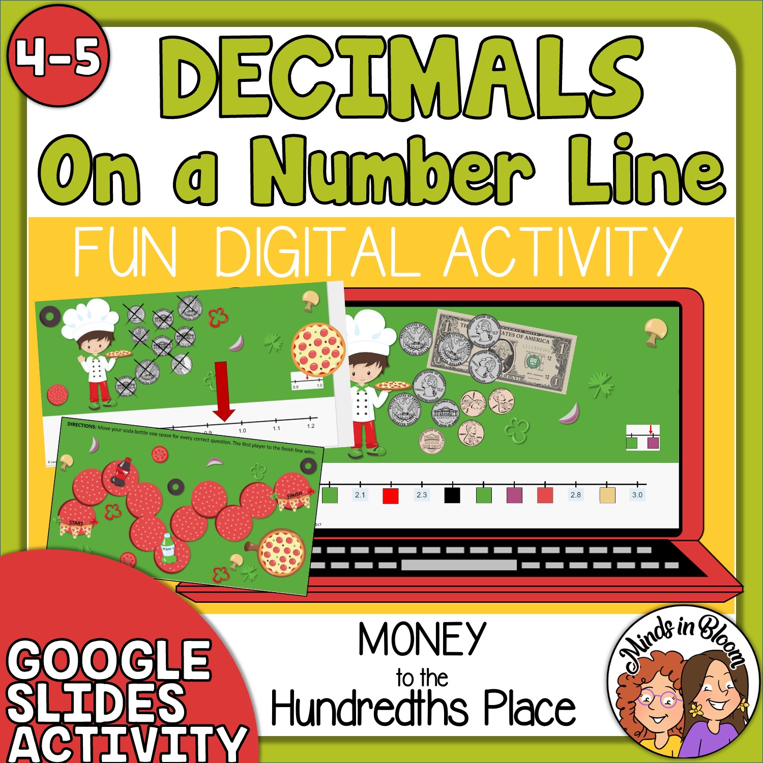 Decimals On A Number Line Tenths Hundredths Fun Pizza Money Decimals On A Number Line Tenths Hundredths Fun Pizza Money