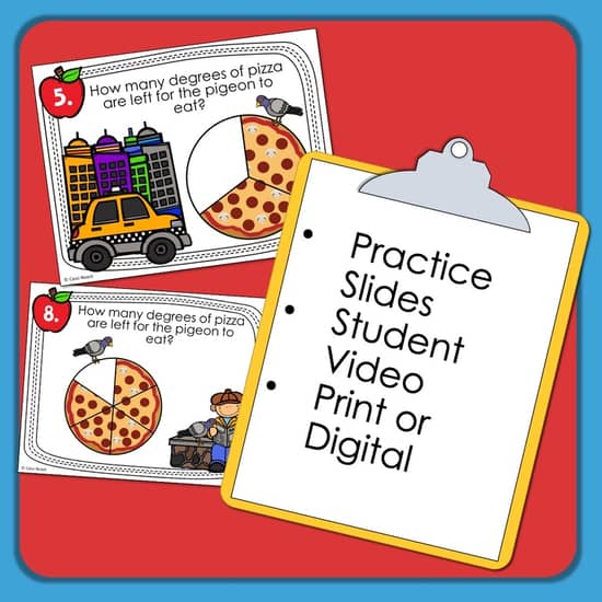 Angles as Parts of Circles - Understanding Degrees (Measuring Angles ...