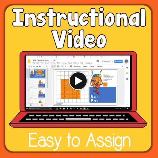 Area & Perimeter - Measuring with Formulas & Models Google Slides ...
