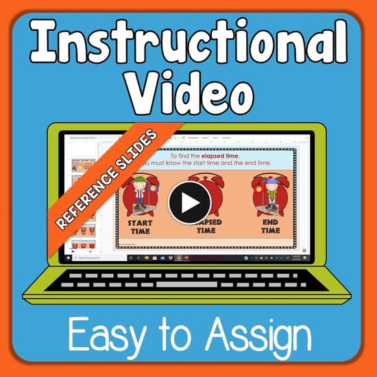 Elapsed Time - Using the Mountains Method | Digital Google Slides ...