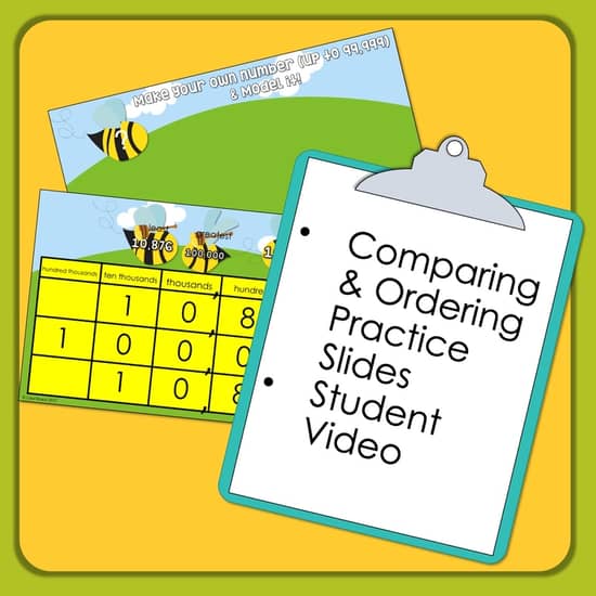 Comparing Numbers - Up To 100,000 Digital Google Slides Activity for ...