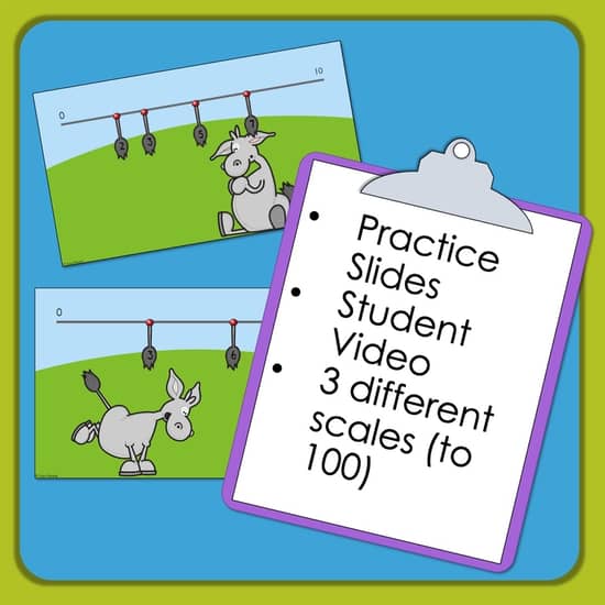 Open Number Lines (No Tics - 3 Scales - up to 10, 20, & 100) - Pin the ...