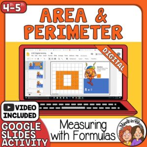 Area & Perimeter - Measuring with Formulas & Models Google Slides ...