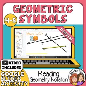 Geometric Symbols - Reading Geometry Notation | Digital Google Slides ...