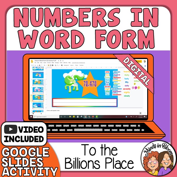 Numbers In Word Form Standard To Word Form To The Billions Place 