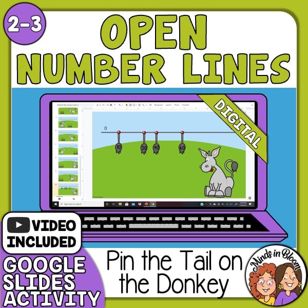 Open Number Lines (No Tics - 3 Scales - up to 10, 20, & 100) - Pin the ...