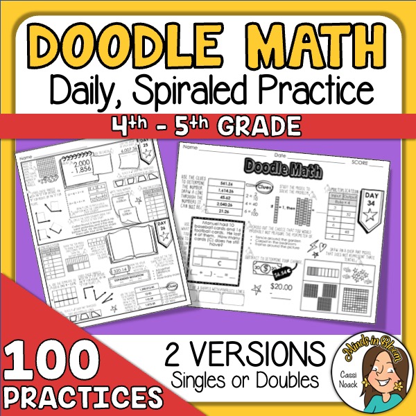 Doodle Math - Daily Spiraled Practice & Review for Students | Print ...