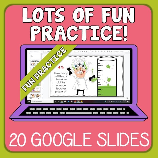 Measuring Around School (with Wholes, Halves, & Fourths) | Digital ...