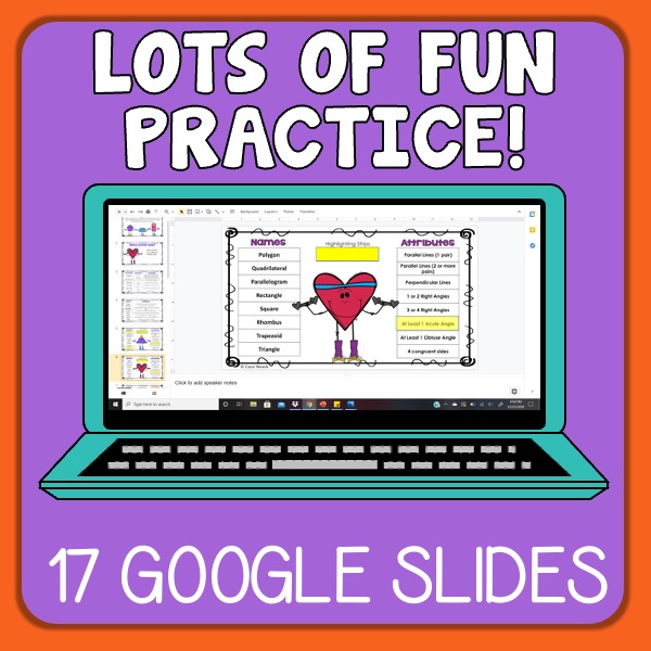 Geometric Shapes - Classify & Name Figures | Digital Google Slides ...