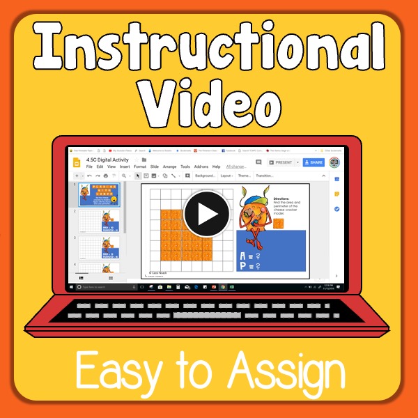 Area & Perimeter - Measuring with Formulas & Models Google Slides ...