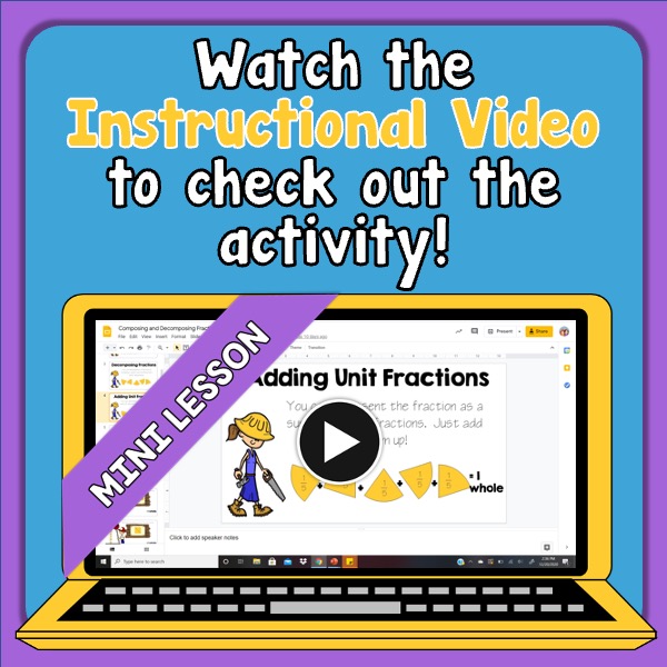 Composing (& Decomposing) Fractions - Figures as Sum of Unit Fractions ...