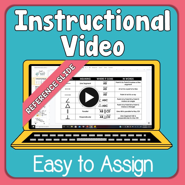 Geometric Symbols - Reading Geometry Notation | Digital Google Slides ...