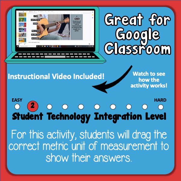 Choosing Metric Units - Fun Digital Google Slides Activity for Students ...