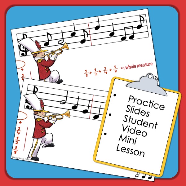 Adding Fractions (& Equivalent Fractions) - Fractions in Music Google ...