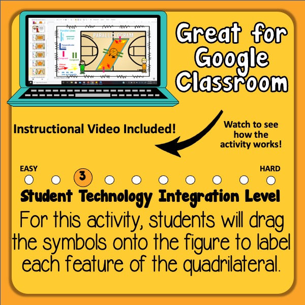 Classifying Quadrilaterals - Identifying Attributes by Lines, Angles ...