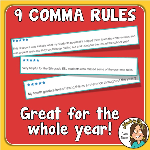 Comma Flipbook - Comma Rules & Reference with Digital Version | Print ...