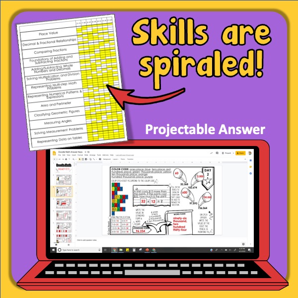 Doodle Math - Daily Spiraled Practice & Review for Students | Print ...