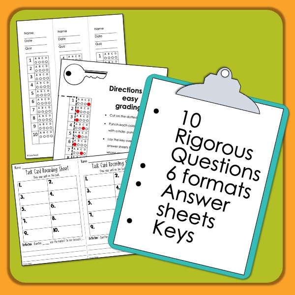 10 Questions Assessment - Estimating Solutions (with Rounding ...