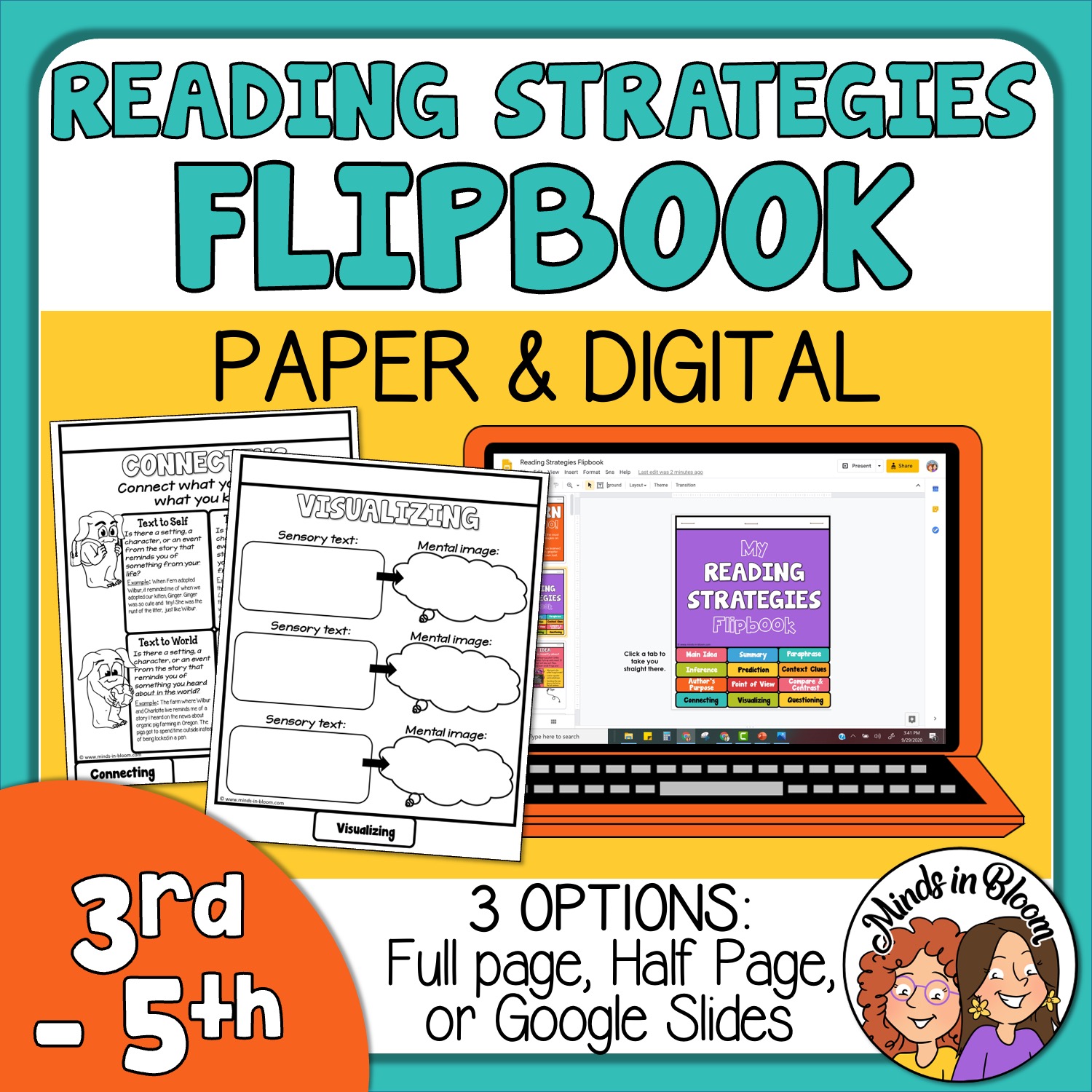 Reading Strategies Flipbook Reference Graphic Organizers Print reading-strategies-flipbook-reference-graphic-organizers-print
