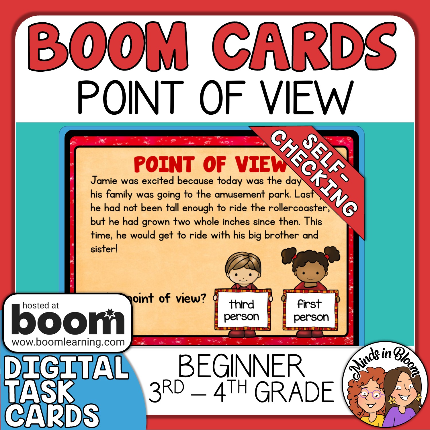 Point of View - BOOM Cards (Beginner Grades 3-4) | Digital Distance ...