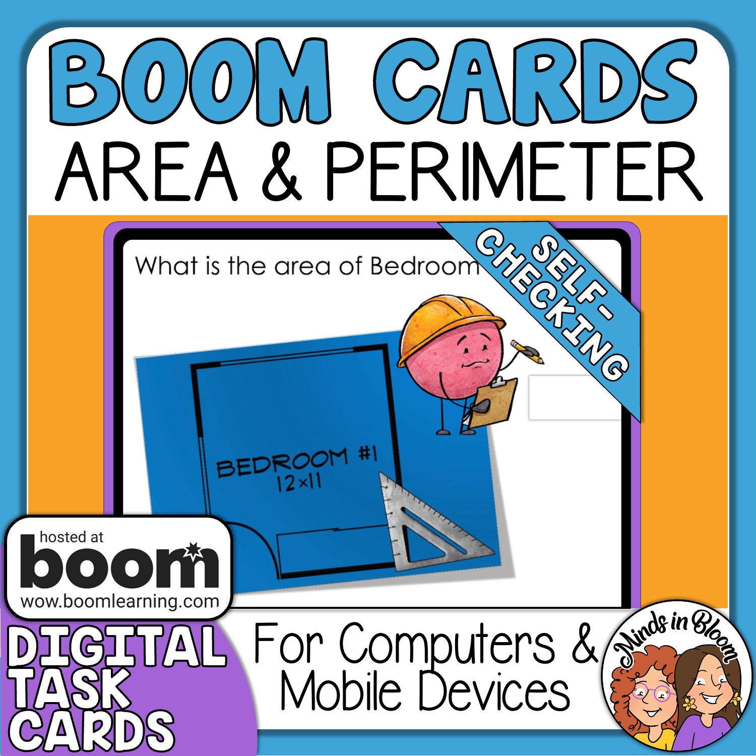 Building Area & Perimeter - BOOM Cards | Digital Distance Learning ...